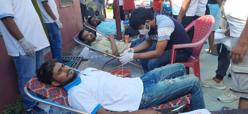 जि. पि फाउन्डेसनद्वारा रक्तदान कार्यक्रम ,पर्सा (वीरगंज ) - GPK Foundation